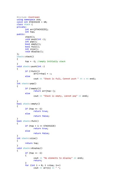 Stack Static Dynamic Pdf Computer Programming Software Engineering