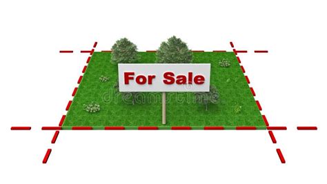 Plot Of Land For Sale Stock Illustration Illustration Of Estate 125455112