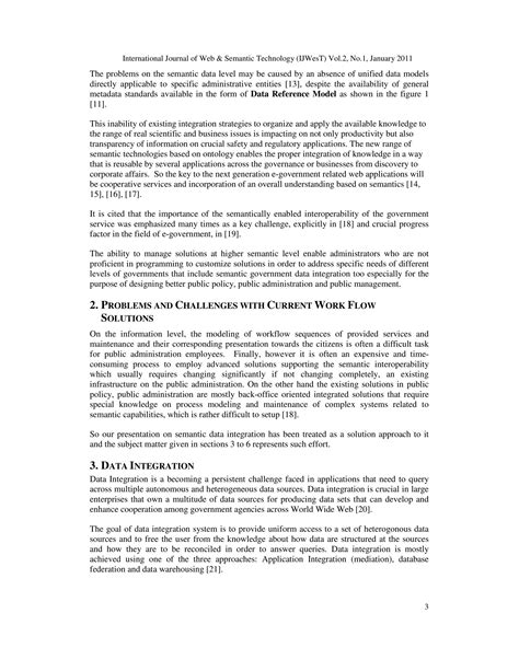 Semantic Data Integration Approaches For E Governance Pdf