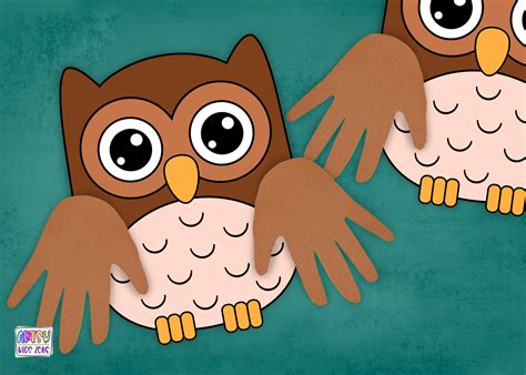Owl Handprint Craft