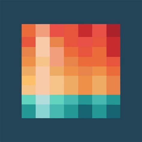 Шаблон цветовой палитры градиентов коралловых рифов Премиум Ai сгенерированный вектор