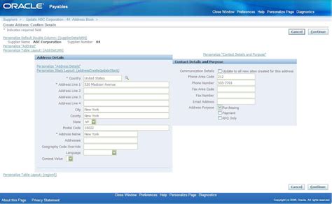 Oracle Apps Quick Reference Create A Supplier