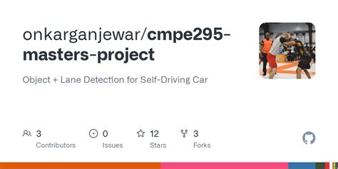 GitHub Onkarganjewar Cmpe Masters Project Object Lane Detection For Self Driving Car