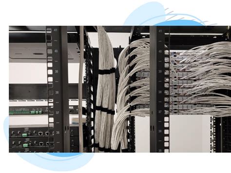 Warehouse And Industrial Structured Data Cabling Cat6 Calcomm Systems