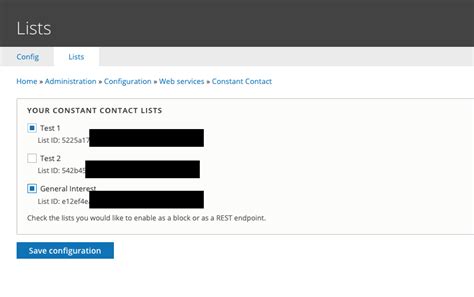 How To Use The Drupal Constant Contact Module Interactive Knowledge