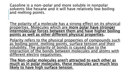 Physical Science 12 Polarity Of A Molecule To Its Propertiespptx Chemistry Science