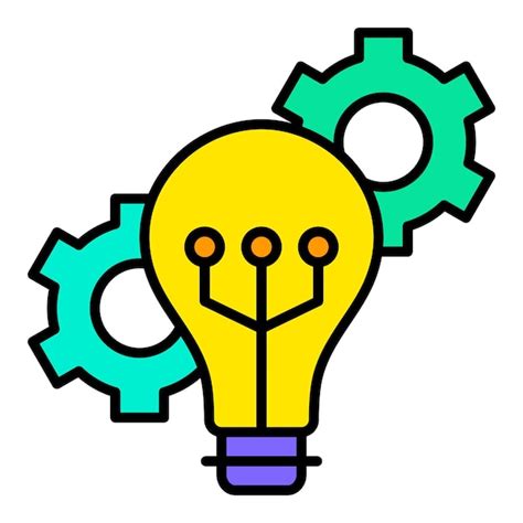 혁신 아이콘 프리미엄 벡터