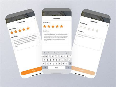 Rate And Review Widget Designs Themes Templates And Downloadable Graphic Elements On Dribbble