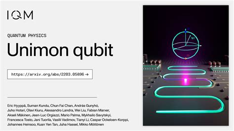 Iqm Quantum Computers On Linkedin Unimon Qubit