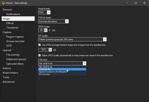 Disabling File Name Warning · Issue 6976 · Sharexsharex · Github