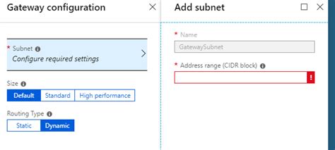 Missing Gateway In Azure Classic Virtual Network Stack Overflow