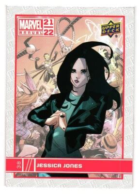 Jessica Jones No38 21 22 Marvel Annual Upper Deck Card Ebay
