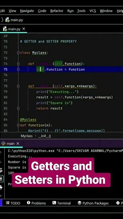 Getters And Setters In Python Codersarts Shorts Python Youtube