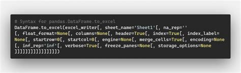 pandas dataframe to excel an unofficial guide to saving data to