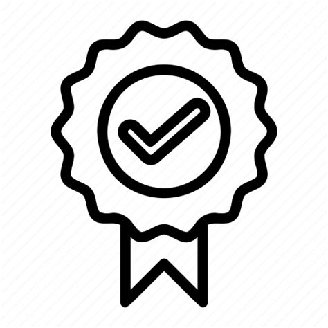Quality Assurance Badge Medal Control Check Mark Icon Download