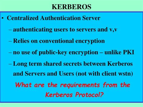 Ppt Kerberos Authentication Systems Powerpoint Presentation Free Download Id 4713962