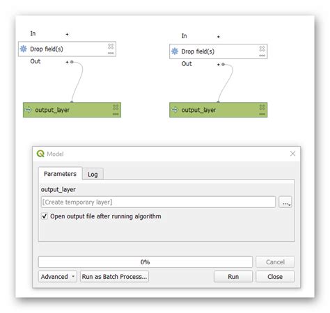 missing output after export processing model as script algorithm
