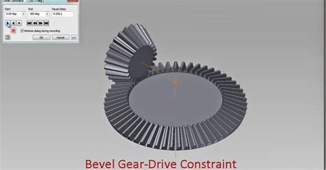 3d solid modelling videos bevel gear drive constraint autodesk