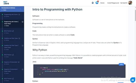 Sai Keerthi Mukkanti On Linkedin Day1 Learning 30daysofcodechallenge Pythonprogramming
