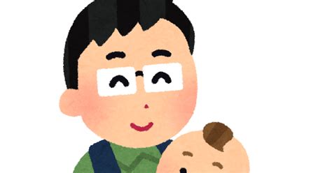 赤ちゃんを抱っこしているお父さんのイラスト かわいいフリー素材集 いらすとや