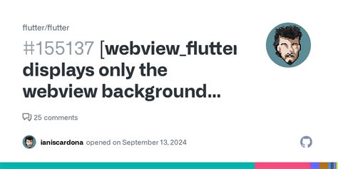Webviewflutter Displays Only The Webview Background And No Content On Android · Issue 155137