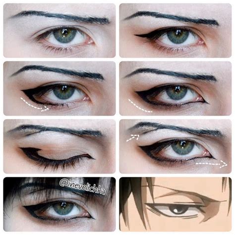 Levi Cosplay Anime Cosplay Make Up Cosplay Diy Anime Eye Makeup