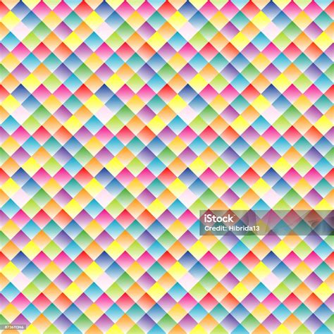 Seamless Pattern With Small Rhomboid Shape Stock Illustration