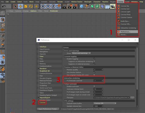 How To Use Interactive Rendering In Corona For Cinema 4D Chaos Help