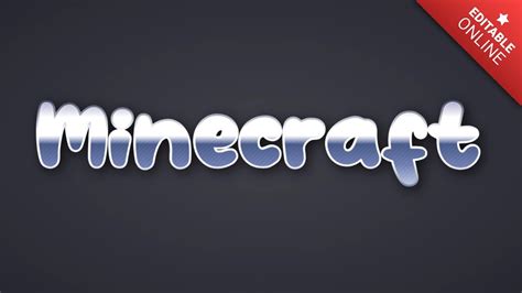 Minecraft Striped Blue Text Effect Generator