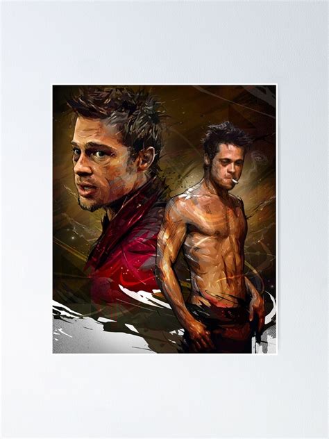 Art Brad Pitt Poster For Sale By Babanhmi Redbubble