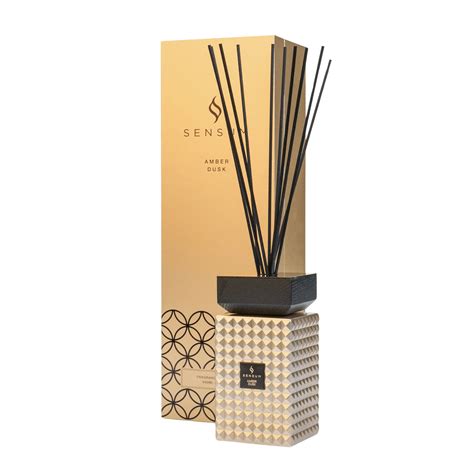 Amber Dusk Gold And Black Luxury Reed Diffuser 1000ml Rowen Homes