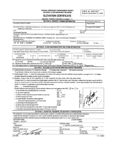Fema Evaluation Certificate Printable Pdf Download