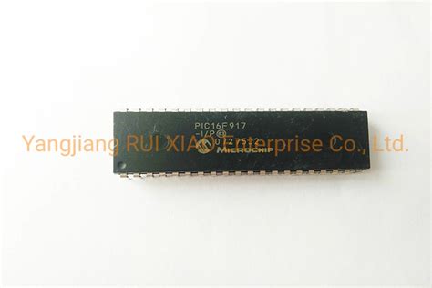 Pic16f917 Ip 8 Bit Cmos Flash Microcontroller Dip 40 Single Chip Microcomputer Motor