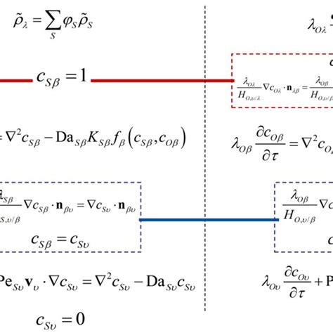 Governing Equations For Dissolved Oil S And Oxygen O In The Three