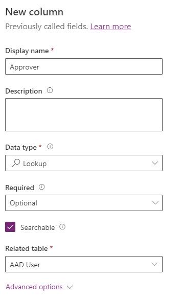 Utilizing The Aad User Table In An Approval Flow