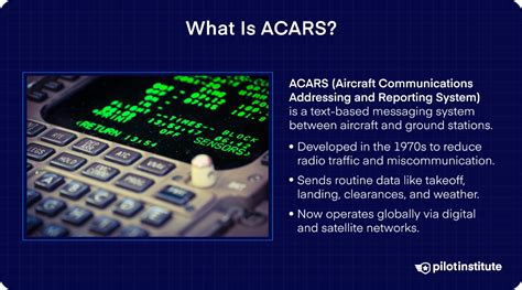Acars Explained How It Keeps Aircraft Connected Pilot Institute