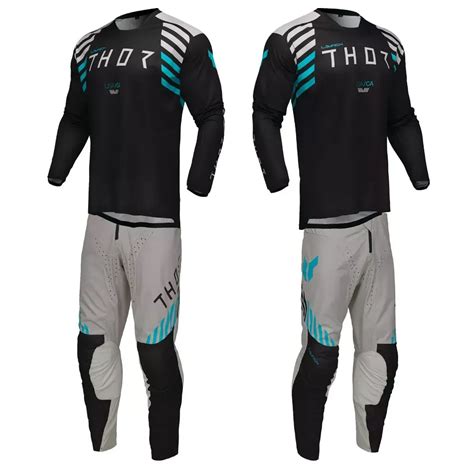 Thor 2025 Launchmode Zone Motocross Offroad Jersey Pant Combo Sand