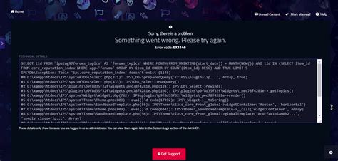 Php Invision Power Board Error Stack Overflow