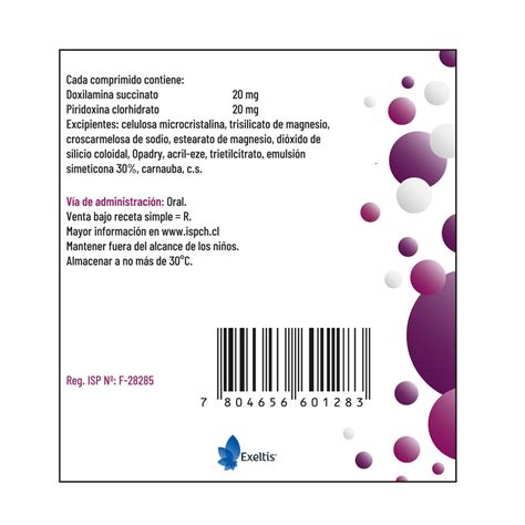 Bonjesta 2020 Mg 20 Comprimidos Prolongados Doxilaminapiridoxina