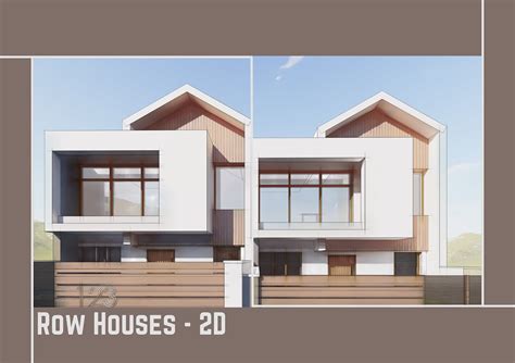 Row House Design On Behance