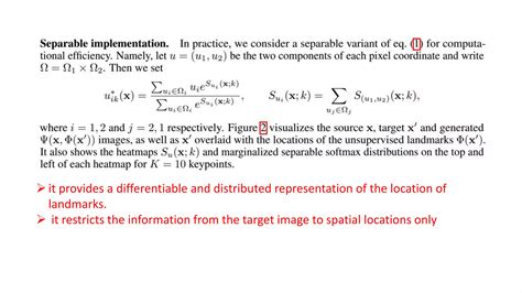 unsupervised learning of object landmarks through conditional image generation ppt