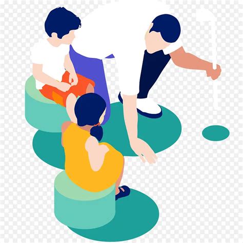 男孩女孩和父亲插画png图片素材下载 图片编号yljdovay 免抠素材网