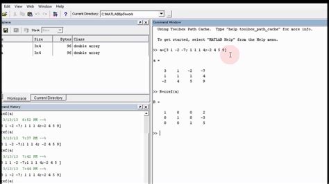 Tutorial en Matlab método de Gauss Jordan YouTube