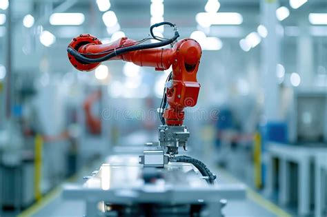 Precision Robotic Arms Assembling Intricate Components In A Futuristic