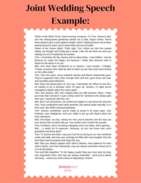 26 Wedding Speech Examples How To Craft An Unforgettable Speech In 5 Minutes Bridesmaid For Hire