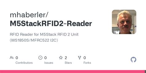 github mhaberler m5stackrfid2 reader rfid reader for m5stack rfid 2 unit ws1850s mfrc522 i2c