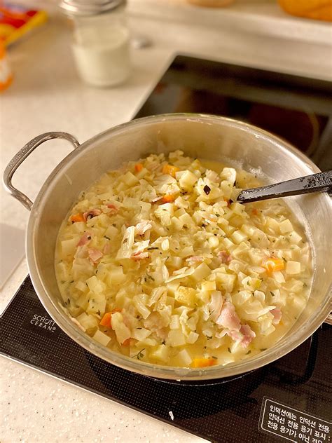 도시락과 왕강아지의 기웃댐 On Twitter 이건 정말 알려드려야 해서 레시피 공유해요 양배추 다져서 냄비 가득많이