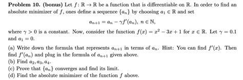 solved problem 10 bonus ﻿let f r→r be ﻿a function that is
