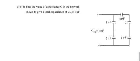 Solved Find The Value Of Capacitance C In The Chegg