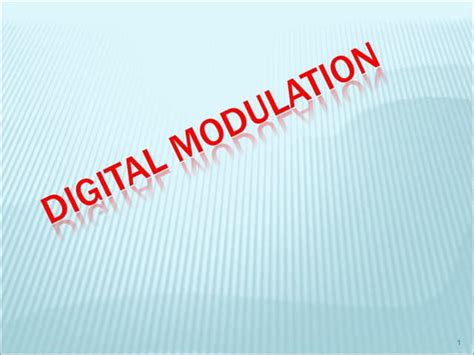 M Ary Psk Modulation Pptx